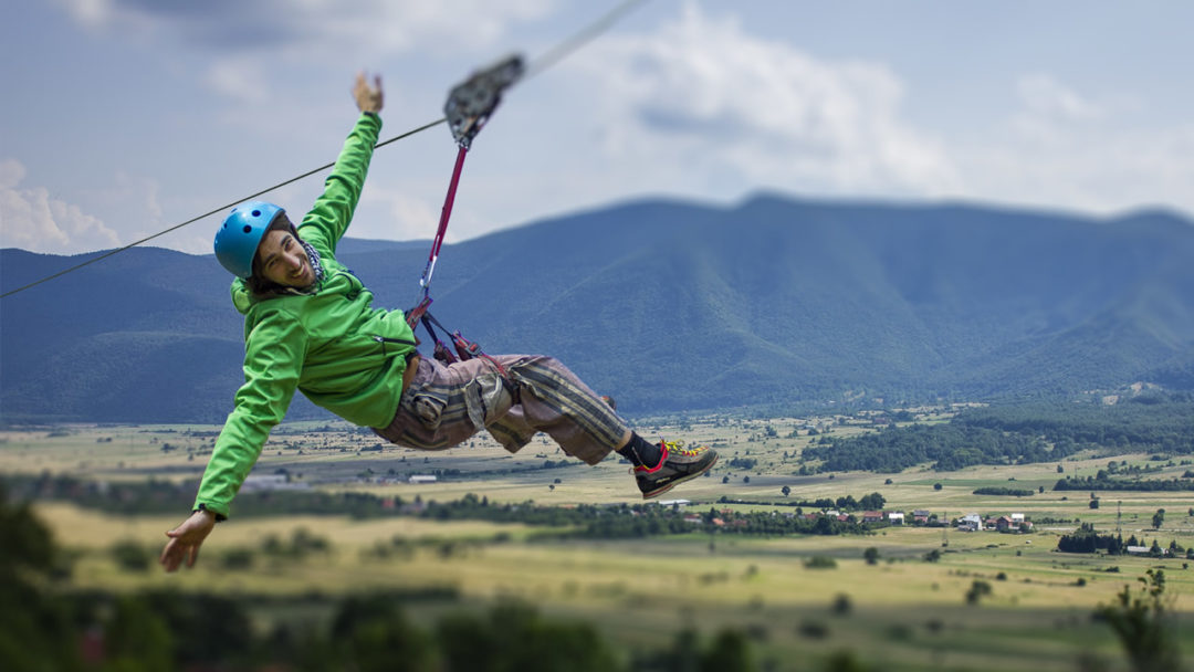 Longest Zipline in Europe "PAZI MEDO" | Orešković Plitvice lakes